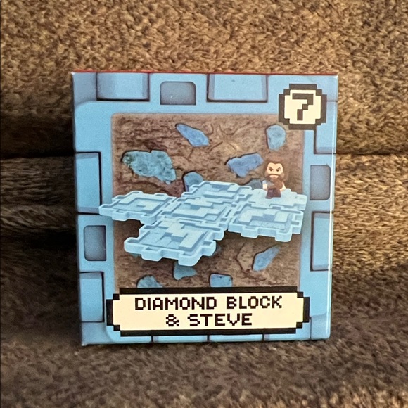 McDonald's | Toys | Mcdonalds Minecraft Movie Diamond Block Steve 7 ...